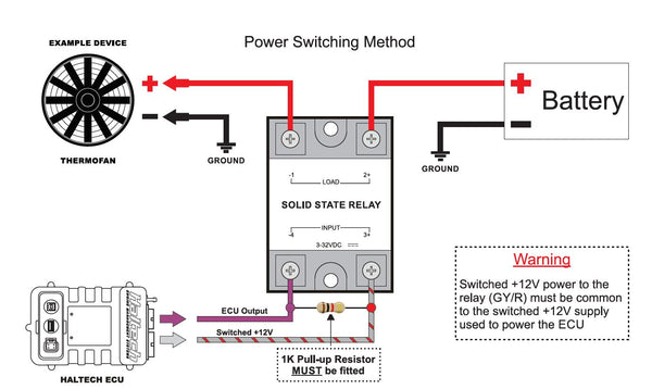 Haltech 100 Amp Solid State Relat – LMS-EFI, LLC